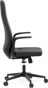 Kancelářské křeslo KA-T8325 BK, synchronní mechanismus, černá ekokůže (66 x 62) cm
