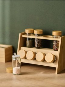 Sinsay - Stojan na koření s dózami 9 pack - béžová