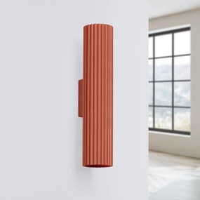 Sollux Lighting Nástěnné svítidlo KARBON 30 červený okr