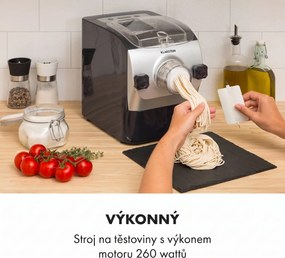 Klarstein Pastamania stroj na těstoviny 260W 7 nástavců 500 g 60 dB LED
