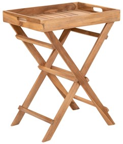 House Nordic Teakový odkládací stolek Ronda