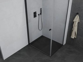 Mexen Pretoria sprchový kout 80x120cm, 6mm sklo, černý profil-čiré sklo, 852-080-120-70-00