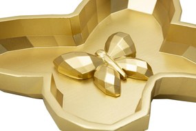 Dekorativní odkládací miska Butterfly 20,5 cm zlatá