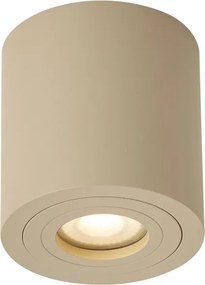 Moderní stropní bodové svítidlo Taupe GU10 50mm IP44 - Capa