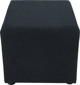 Taburet, látka Twist, tmavě šedá, REGOR