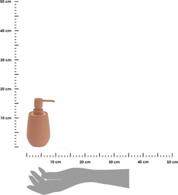 Dávkovač mýdla Tova, cappuccino/s dřevěnými prvky, 280 ml
