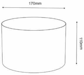 Květináč 11x17 cm černá