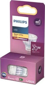 Philips LEDclassic MR11 GU4 / LED žárovka / 20W / teplá bílá / 12V / n