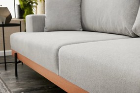 Hanah Home Rohová pohovka LIVA šedá levá 287 cm 825BLC2817