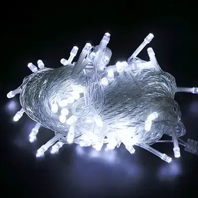 LED vánoční osvětlení EHD-LS01 studená bílá / Řetěz / 50 LED / 5 m / b