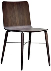 BONTEMPI - Židle KATE s dřevěnou podnoží