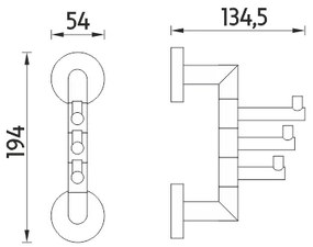 Nimco Háček otočný UN 13099-26