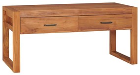TV stolek 100 x 40 x 45 cm teakové dřevo 325272
