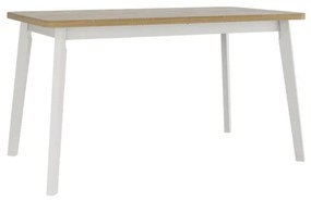 Rozkládací stůl Harry 80 x 140/180 VI, Barva dřeva: dub artisan - L, Barvy nožiček: Bíla