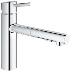 Grohe Concetto - Dřezová baterie s výsuvnou sprškou, chrom 30273001