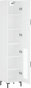 Skříň highboard bílá 34,5 x 34 x 180 cm kompozitní dřevo 3199041