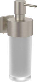 Villeroy & Boch Elements Striking - Dávkovač mýdla s držákem, matný kartáčovaný nikl TVA15200700064