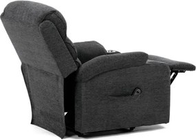 Polohovací křeslo šedé, elektrické TV-S8348 GREY2