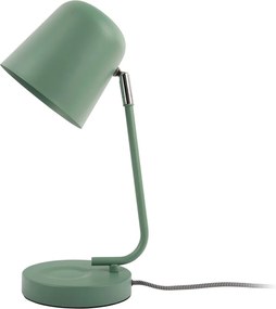 Kovová stolní lampa ENCANTAR, výška 38,5 cm, zelená