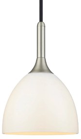 Halo Design 742165 závěsné svítidlo Bellevue opal/ocel, ø24cm