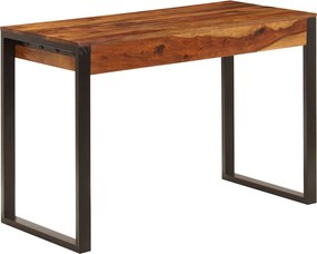 Psací stůl 110 x 55 x 78 cm masivní akácie  a ocel 247963