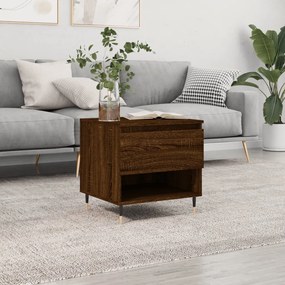 vidaXL Konferenční stolek 50 x 46 x 50 cm kompozitní dřevo [830894] Barva: hnědý dub