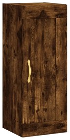 Nástěnná skříňka kouřový dub 34,5 x 34 x 90 cm kompozitní dřevo