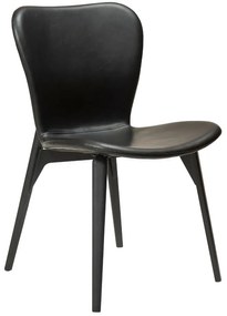 OnaDnes -20% ​​​​​Dan-Form Černá koženková jídelní židle DAN-FORM Paragon
