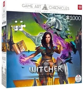 Puzzle the witcher - yennefer and salvadore dali - puzzle