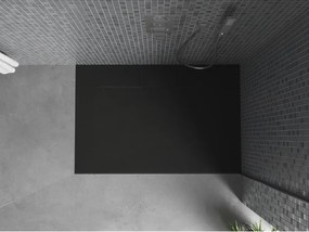 Mexen Egon, SMC obdélníková sprchová vanička 140 x 90 cm, černá, 4R709014