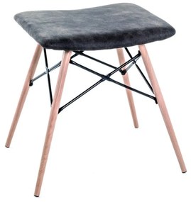 Mørtens furniture Stolička Evona, 48 cm, šedá