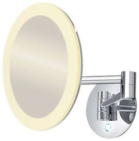 Nimco - Kosmetické zrcátko nástěnné s LED osvětlením, chrom ZK 20265P-26