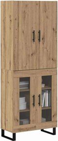 Vysoký bufet 2 ks Artisanový dub 69,5 x 34 x 180 cm 3403199