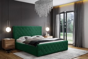 Postel MODEL 01 140x200 zelená - MAGIC VELVET 2225