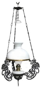 Floriánova huť Závěsná petrolejová lampa 85 cm FL0031
