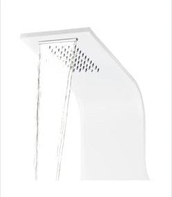 Sprchový panel bílý s LED osvětlením