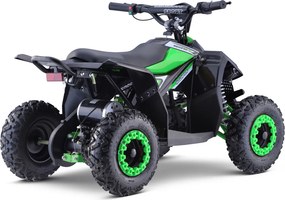 Ramiz Čtyřkolka na baterie E-STAR zelená 35 km/h + motor 1000W + nafukovací kola + nastavení sedadla