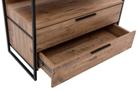 Kalune design Otevřená skříň DYNAMIC 225x104cm 863SPH5413