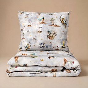 Perkálové bavlněné povlečení Zasněný Malý princ Velikost: atypický 200 x 200 + 2 x 70 x 90