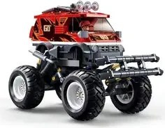 Sluban Power Bricks Natahovací Červený Off-Road GO