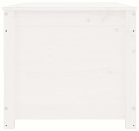 Úložný box bílá 110 x 50 x 45,5 cm masivní borové dřevo - Default Title