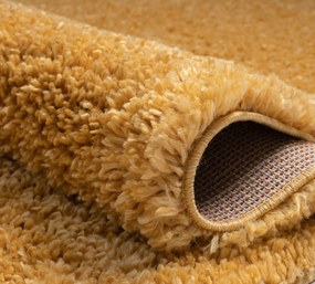 My Flair, Běhoun My Shaggy goldgelb, 80x300, žlutá, chodba / předsíň