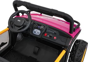 Elektrické autíčko Buggy UTV SPEED růžové