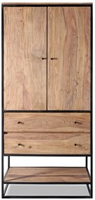 BIZZOTTO dřevěný kabinet NARTAN hnědý 90x45 cm 0746953