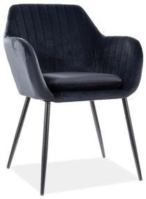 Jídelní židle Wade (černá + černá). 1050959