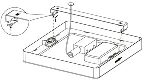 Eglo 99236 - LED Stropní svítidlo FUEVA 5 LED/10,5W/230V
