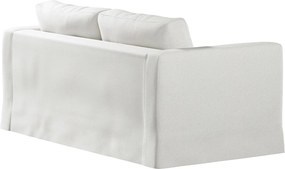 Potah na pohovku IKEA  Karlstad 2-místná , nerozkládací, dlouhý barva krémová látka pletený vzor