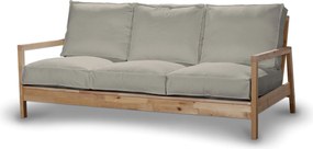Potah na pohovku IKEA  Lillberg 3-místná nerozkládací barva šedá látka sametová