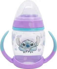STOR Hrneček s oušky a silikonovým náustkem 270 ml Stitch / Dětský hrn