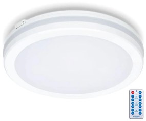 Kobi LED Koupelnové stropní svítidlo se senzorem LED/24W/230V pr. 30 cm bílá + DO KB0349